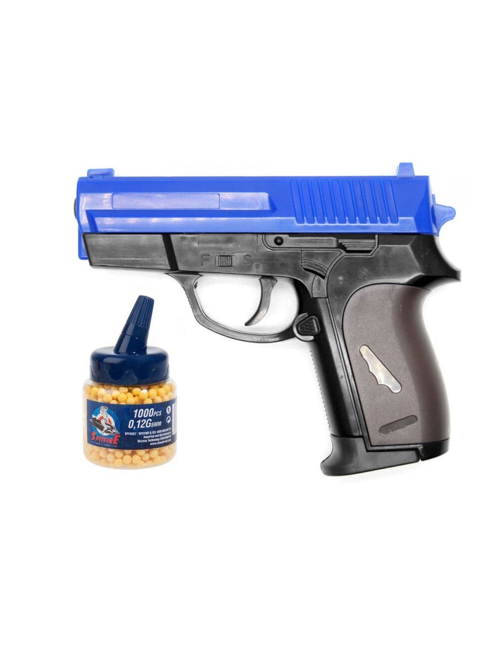 Cyma P618 Spring Action BB Pistol (P618 - Orange) with Spitfire 0.12g ...