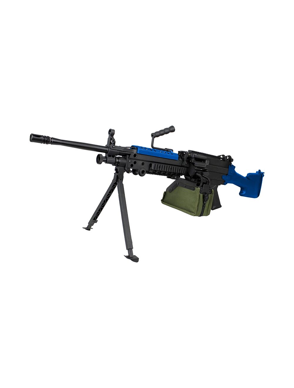 S&T M249 MK2 SAW Sports Line AEG with Drum Magazine (Inc. Bat ...