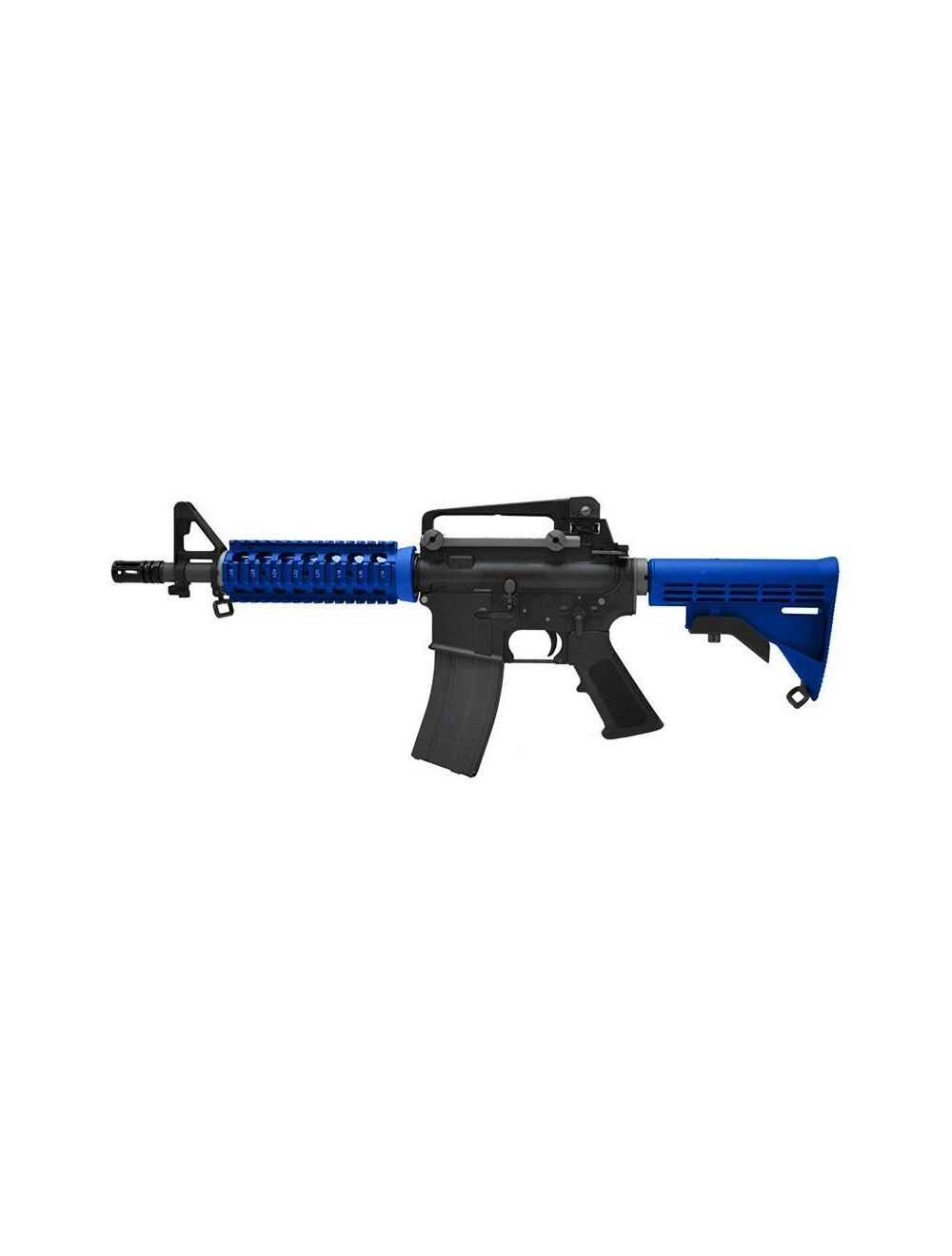 WE M4 CQB-R Gas Blowback Rifle (R002 - Blue)