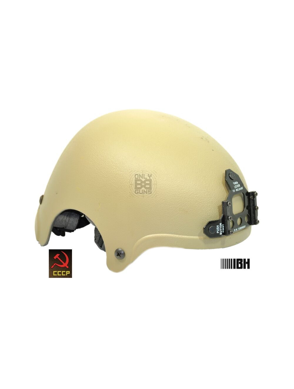 CCCP IBH Airsoft Helmet with NVG Mount (Tan)