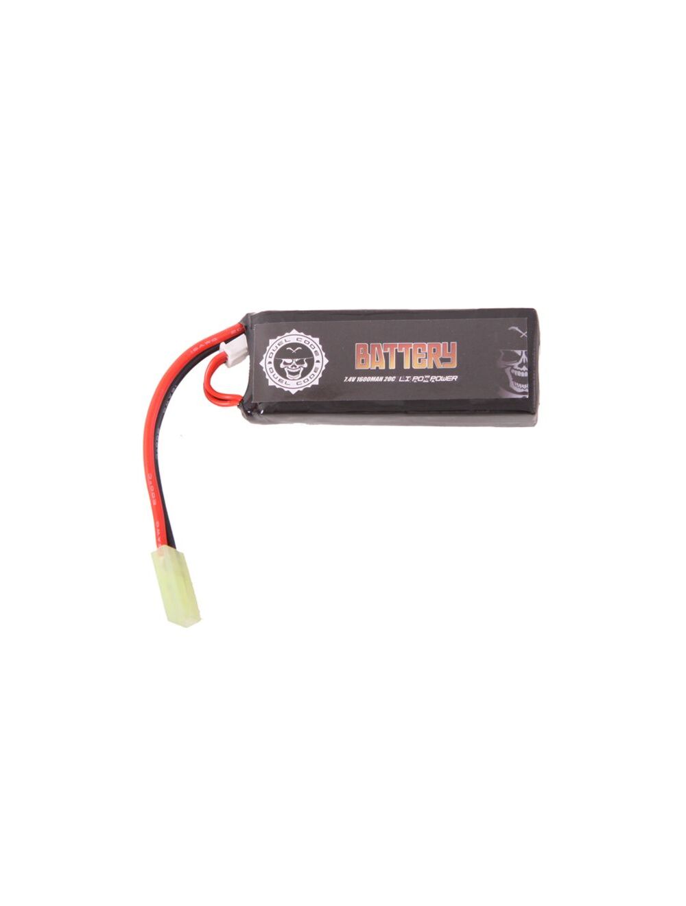 Duel Code 7.4v 1600 MaH 20C Lipo Battery
