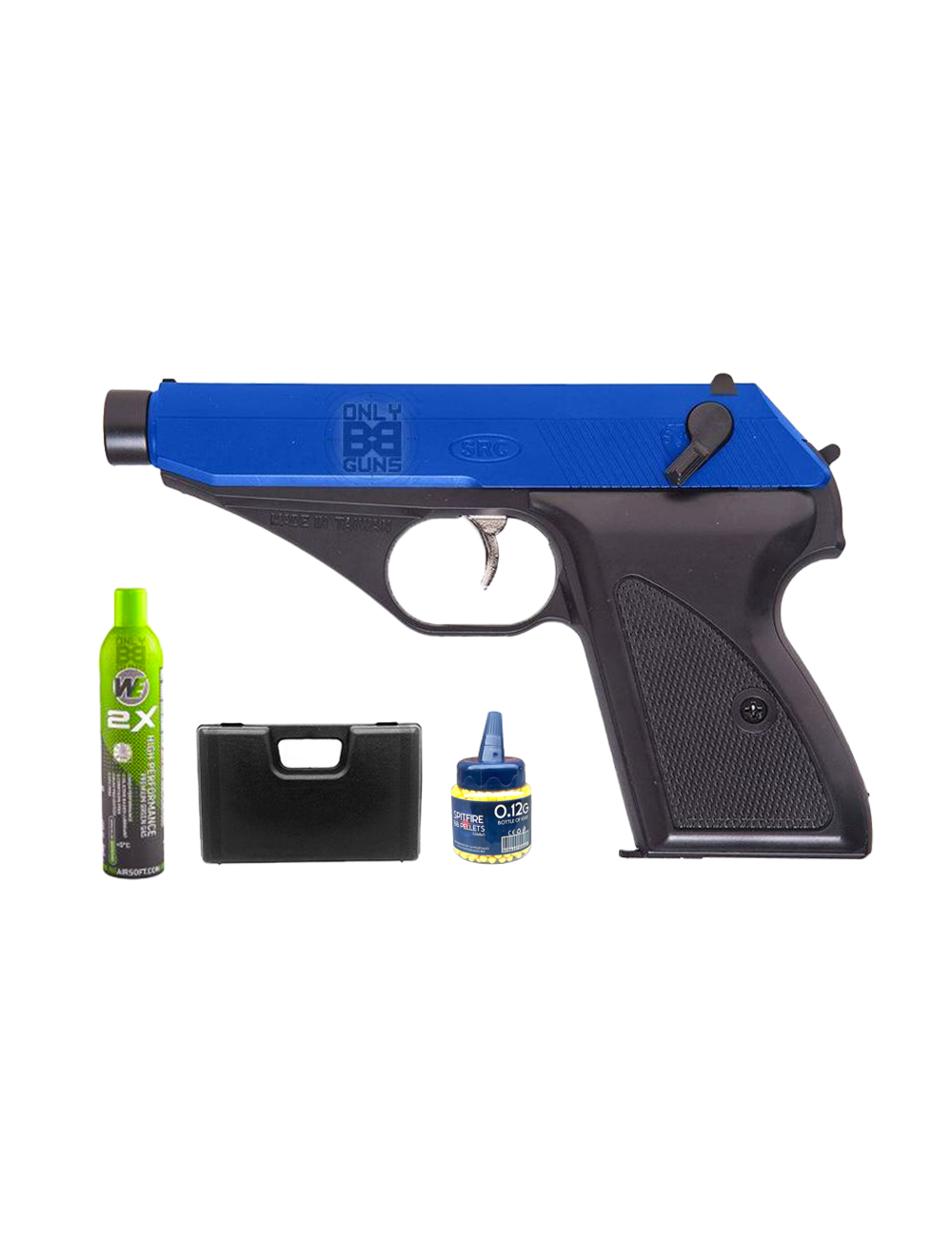 [Bundle Deal] SRC PPK Non Blowback Gas Pistol (Black - GGH-0402B)