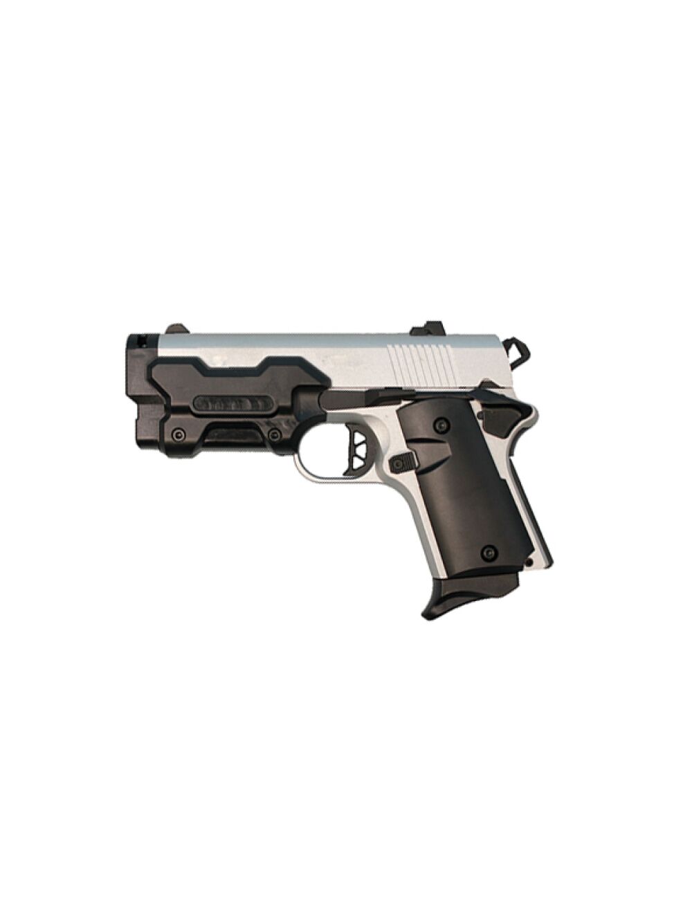 Double Bell AM45 Vorpal Bunny Gas Blowback Pistol (Silver/Black - Metal ...