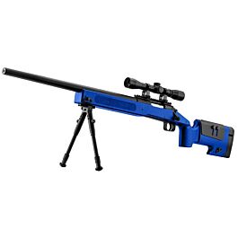 Double Eagle M62 M40 Spring Sniper Rifle with Scope and Bipod (M62-BUNDLE)